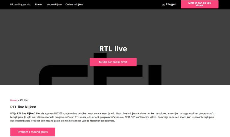 RTL 8 live kijken | TV Kijken via Internet